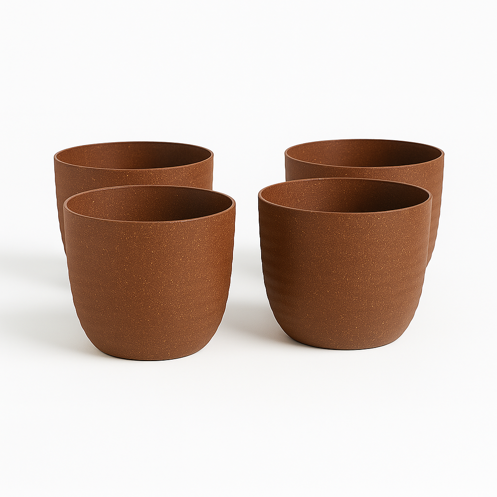 Verona Eco-friendly Pot | Bamboo-Based, UV-Protected Tabletop Planters ...